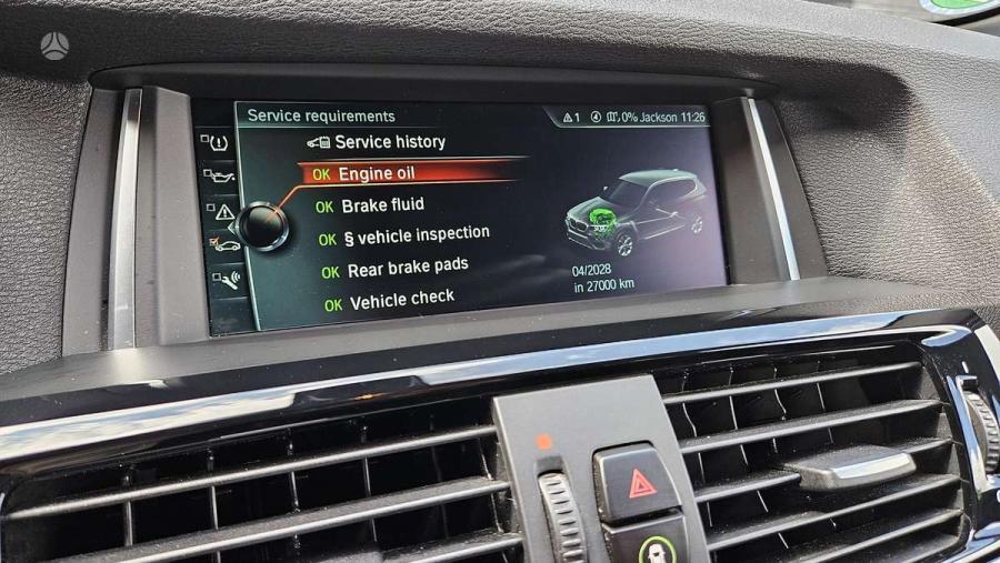 Grey BMW X3 2016 in Elektrenai, with an engine capacity of 2.00 L and mileage of 189 thousand km for 15800 €, photo 26 on AUTOMOTO.COM.LV