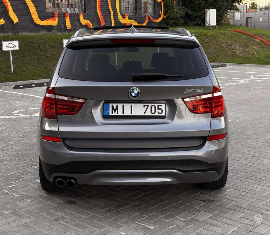 Pelēks BMW X3 2016 Klaipėda, ar dzinēja tilpumu 2.00 L un nobraukumu 165 tūkst. km par 13900 €, foto 6 vietnē AUTOMOTO.COM.LV