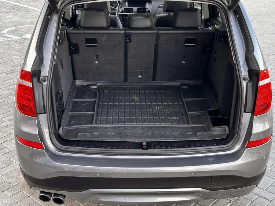 Pelēks BMW X3 2016 Klaipėda, ar dzinēja tilpumu 2.00 L un nobraukumu 165 tūkst. km par 13900 €, foto 22 vietnē AUTOMOTO.COM.LV