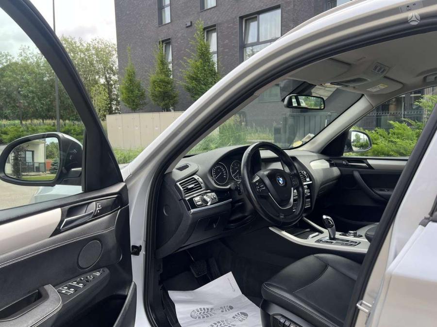 Pelēks BMW X3 2016 Kauņa, ar dzinēja tilpumu 2.00 L un nobraukumu 233 tūkst. km par 12300 €, foto 14 vietnē AUTOMOTO.COM.LV