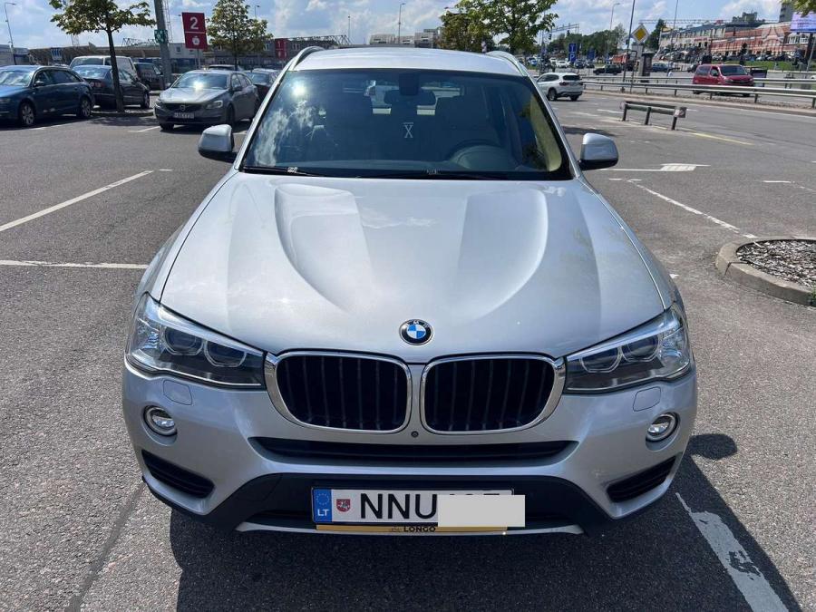 Pelēks BMW X3 2016 Viļņa, ar dzinēja tilpumu 2.00 L un nobraukumu 197 tūkst. km par 14300 €, foto 1 vietnē AUTOMOTO.COM.LV