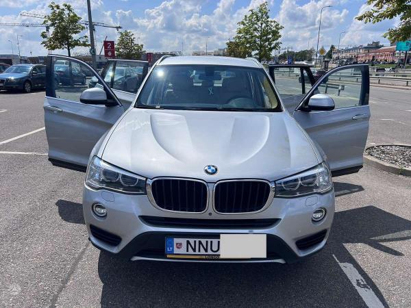 Pelēks BMW X3 2016 Viļņa, ar dzinēja tilpumu 2.00 L un nobraukumu 197 tūkst. km par 14300 €, foto 2 vietnē AUTOMOTO.COM.LV