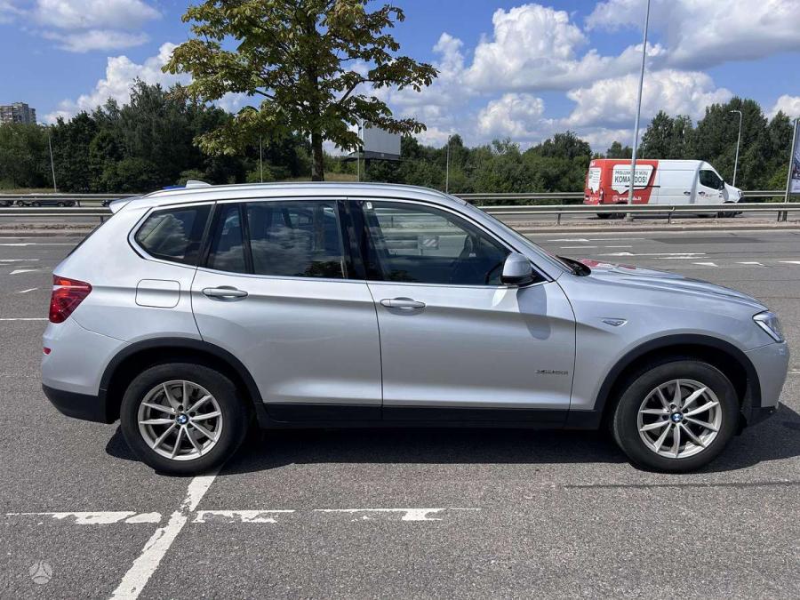 Pelēks BMW X3 2016 Viļņa, ar dzinēja tilpumu 2.00 L un nobraukumu 197 tūkst. km par 14300 €, foto 4 vietnē AUTOMOTO.COM.LV