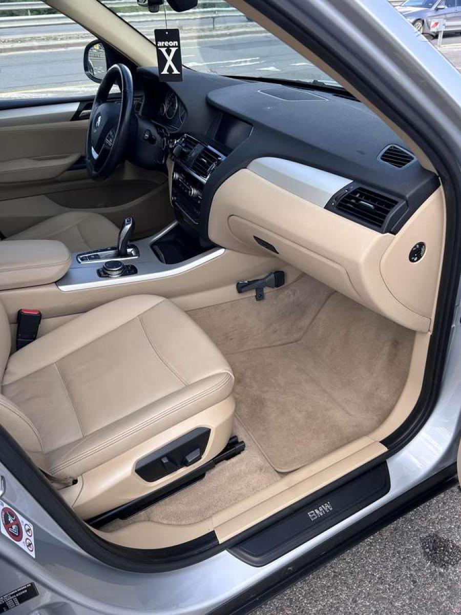 Pelēks BMW X3 2016 Viļņa, ar dzinēja tilpumu 2.00 L un nobraukumu 197 tūkst. km par 14300 €, foto 25 vietnē AUTOMOTO.COM.LV