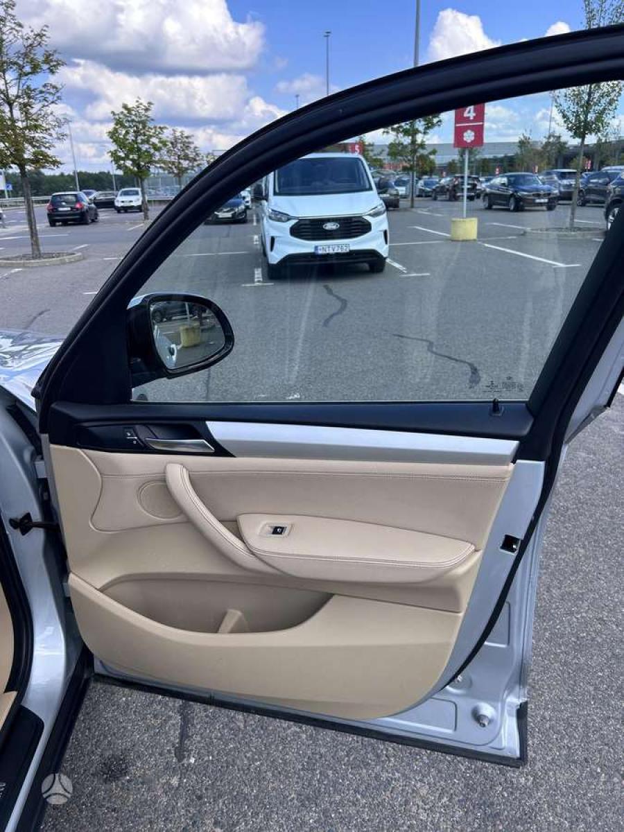 Pelēks BMW X3 2016 Viļņa, ar dzinēja tilpumu 2.00 L un nobraukumu 197 tūkst. km par 14300 €, foto 29 vietnē AUTOMOTO.COM.LV