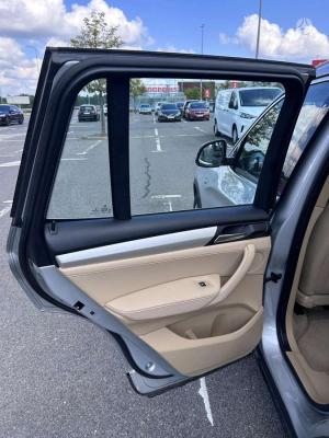 Pelēks BMW X3 2016 Viļņa, ar dzinēja tilpumu 2.00 L un nobraukumu 197 tūkst. km par 14300 €, foto 30 vietnē AUTOMOTO.COM.LV