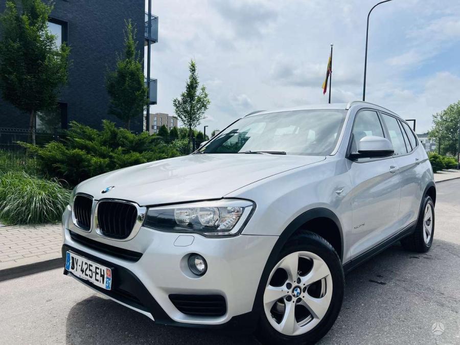 Pelēks BMW X3 2016 Kauņa, ar dzinēja tilpumu 2.00 L un nobraukumu 234 tūkst. km par 12800 €, foto 1 vietnē AUTOMOTO.COM.LV