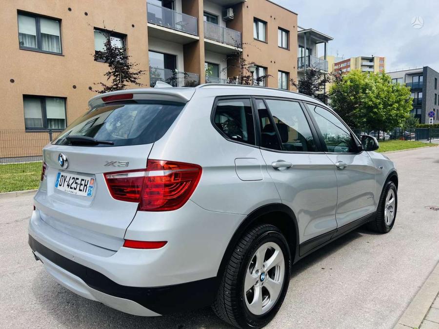 Pelēks BMW X3 2016 Kauņa, ar dzinēja tilpumu 2.00 L un nobraukumu 234 tūkst. km par 12800 €, foto 7 vietnē AUTOMOTO.COM.LV