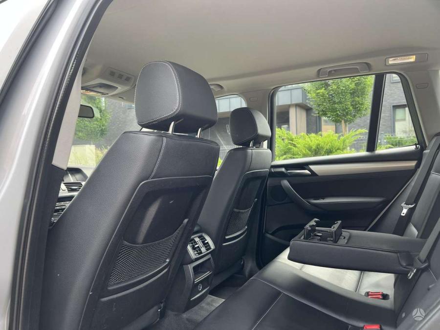 Pelēks BMW X3 2016 Kauņa, ar dzinēja tilpumu 2.00 L un nobraukumu 234 tūkst. km par 12800 €, foto 19 vietnē AUTOMOTO.COM.LV