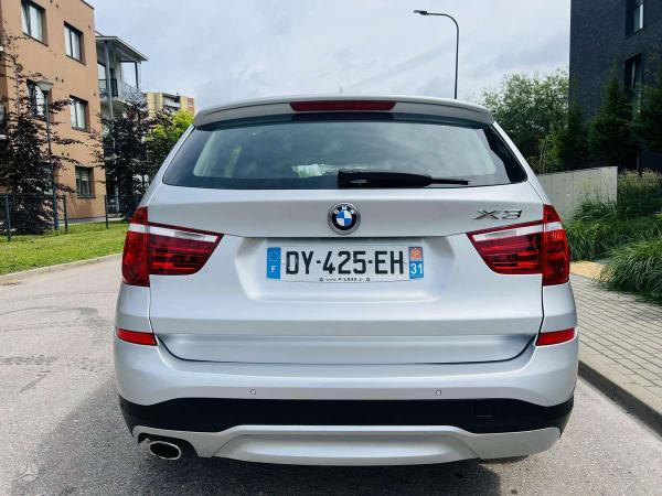 Grey BMW X3 2016 in Kaunas, with an engine capacity of 2.00 L and mileage of 235 thousand km for 12500 €, photo 9 on AUTOMOTO.COM.LV