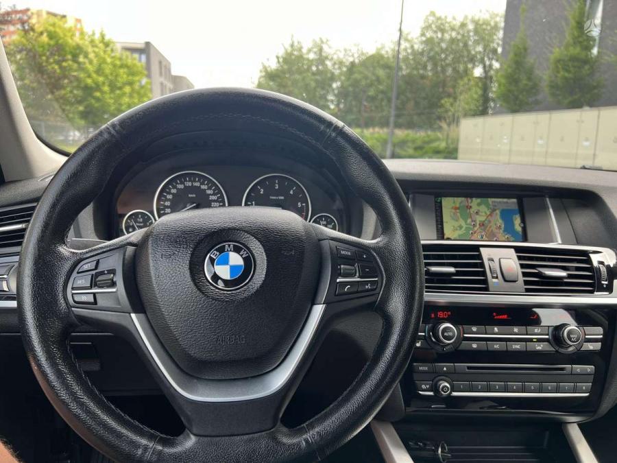 Grey BMW X3 2016 in Kaunas, with an engine capacity of 2.00 L and mileage of 235 thousand km for 12500 €, photo 25 on AUTOMOTO.COM.LV
