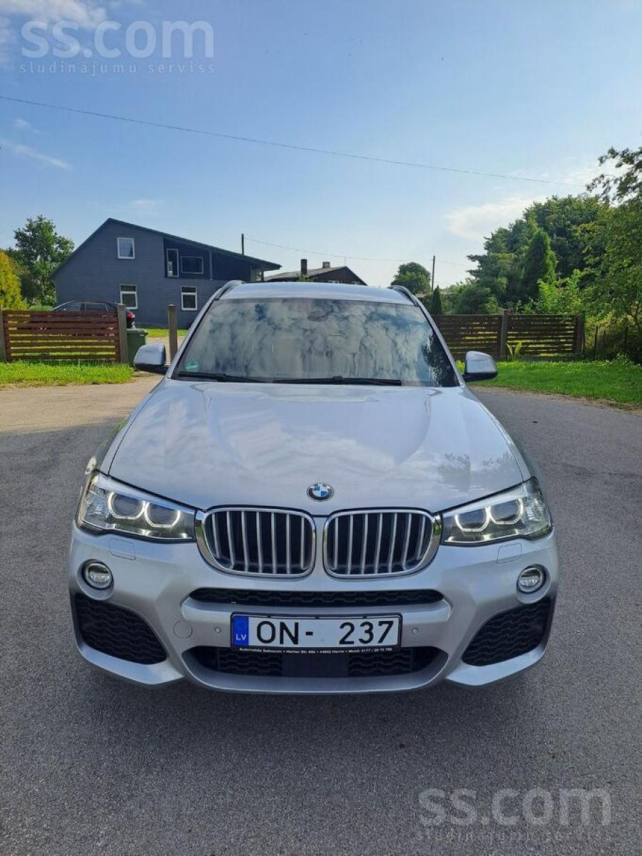 Grey BMW X3 2016 in Tukums, with an engine capacity of 3.00 L and mileage of 238 thousand km for 14900 €, photo 3 on AUTOMOTO.COM.LV