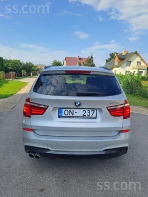 Grey BMW X3 2016 in Tukums, with an engine capacity of 3.00 L and mileage of 238 thousand km for 14900 €, photo 6 on AUTOMOTO.COM.LV