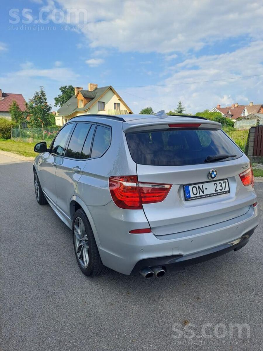 Grey BMW X3 2016 in Tukums, with an engine capacity of 3.00 L and mileage of 238 thousand km for 14900 €, photo 7 on AUTOMOTO.COM.LV