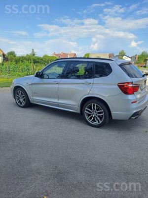 Grey BMW X3 2016 in Tukums, with an engine capacity of 3.00 L and mileage of 238 thousand km for 14900 €, photo 8 on AUTOMOTO.COM.LV