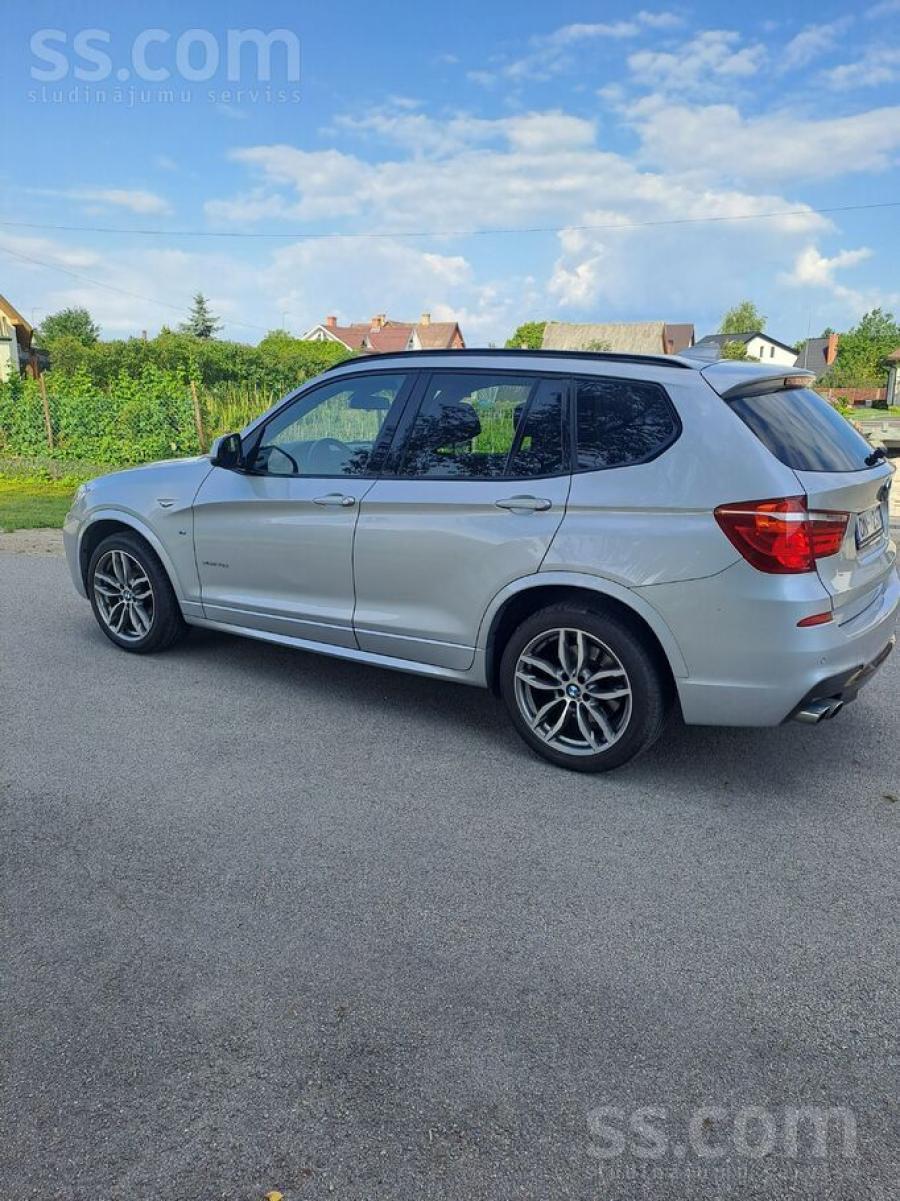 Grey BMW X3 2016 in Tukums, with an engine capacity of 3.00 L and mileage of 238 thousand km for 14900 €, photo 8 on AUTOMOTO.COM.LV