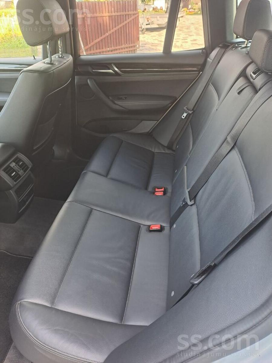Grey BMW X3 2016 in Tukums, with an engine capacity of 3.00 L and mileage of 238 thousand km for 14900 €, photo 19 on AUTOMOTO.COM.LV