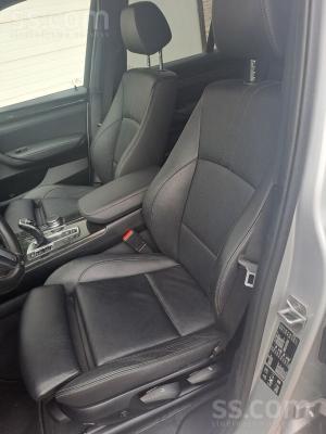 Grey BMW X3 2016 in Tukums, with an engine capacity of 3.00 L and mileage of 238 thousand km for 14900 €, photo 25 on AUTOMOTO.COM.LV