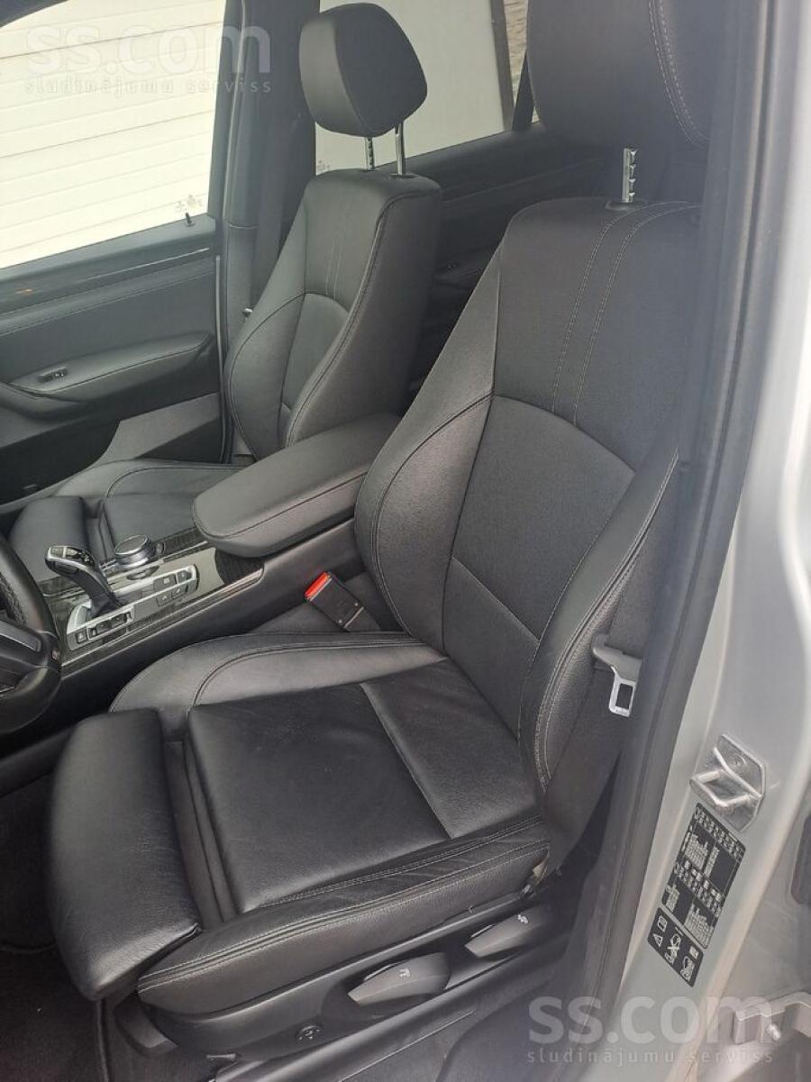 Grey BMW X3 2016 in Tukums, with an engine capacity of 3.00 L and mileage of 238 thousand km for 14900 €, photo 25 on AUTOMOTO.COM.LV