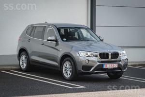 Grey BMW X3 2016 in Riga, with an engine capacity of 2.00 L and mileage of 94 thousand km for 16950 €, photo 4 on AUTOMOTO.COM.LV