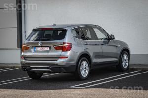 Grey BMW X3 2016 in Riga, with an engine capacity of 2.00 L and mileage of 94 thousand km for 16950 €, photo 5 on AUTOMOTO.COM.LV