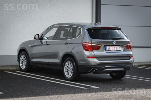 Pelēks BMW X3 2016 Rīga, ar dzinēja tilpumu 2.00 L un nobraukumu 94 tūkst. km par 16950 €, foto 6 vietnē AUTOMOTO.COM.LV