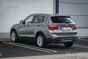 Grey BMW X3 2016 in Riga, with an engine capacity of 2.00 L and mileage of 94 thousand km for 16950 €, photo 7 on AUTOMOTO.COM.LV
