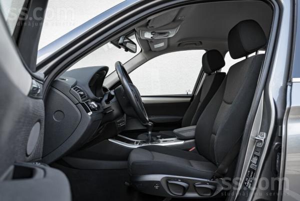 Pelēks BMW X3 2016 Rīga, ar dzinēja tilpumu 2.00 L un nobraukumu 94 tūkst. km par 16950 €, foto 7 vietnē AUTOMOTO.COM.LV