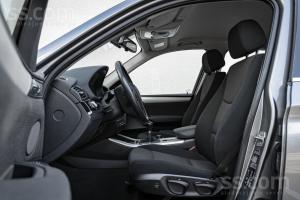 Grey BMW X3 2016 in Riga, with an engine capacity of 2.00 L and mileage of 94 thousand km for 16950 €, photo 8 on AUTOMOTO.COM.LV