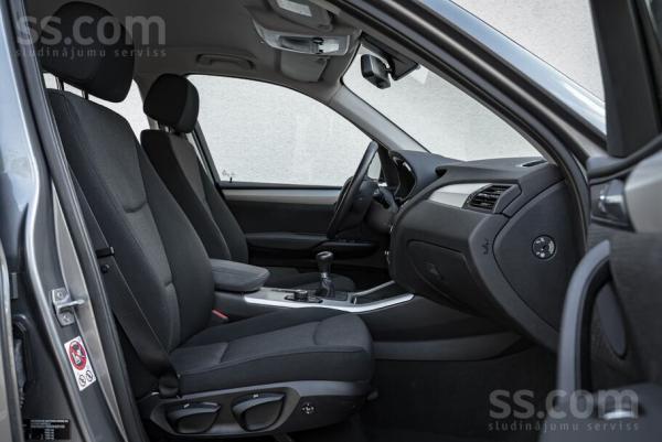 Pelēks BMW X3 2016 Rīga, ar dzinēja tilpumu 2.00 L un nobraukumu 94 tūkst. km par 16950 €, foto 8 vietnē AUTOMOTO.COM.LV