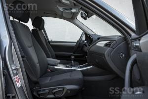 Grey BMW X3 2016 in Riga, with an engine capacity of 2.00 L and mileage of 94 thousand km for 16950 €, photo 9 on AUTOMOTO.COM.LV