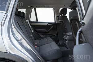 Grey BMW X3 2016 in Riga, with an engine capacity of 2.00 L and mileage of 94 thousand km for 16950 €, photo 11 on AUTOMOTO.COM.LV