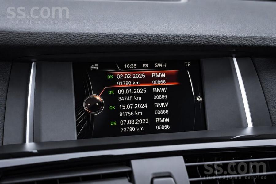 Grey BMW X3 2016 in Riga, with an engine capacity of 2.00 L and mileage of 94 thousand km for 16950 €, photo 25 on AUTOMOTO.COM.LV