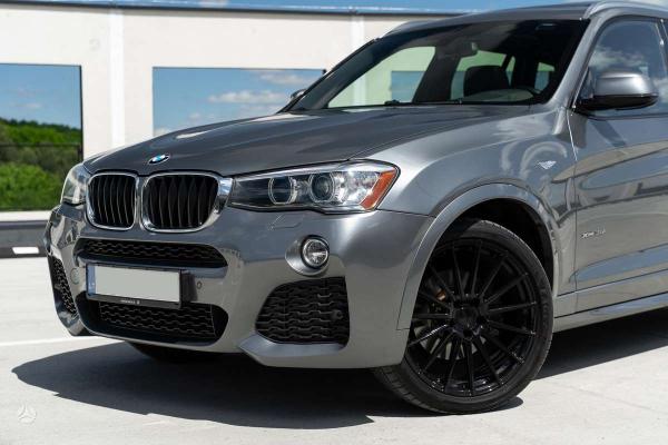 Grey BMW X3 2016 in Vilnius, with an engine capacity of 2.98 L and mileage of 167 thousand km for 13000 €, photo 1 on AUTOMOTO.COM.LV