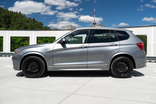 Grey BMW X3 2016 in Vilnius, with an engine capacity of 2.98 L and mileage of 167 thousand km for 13000 €, photo 3 on AUTOMOTO.COM.LV