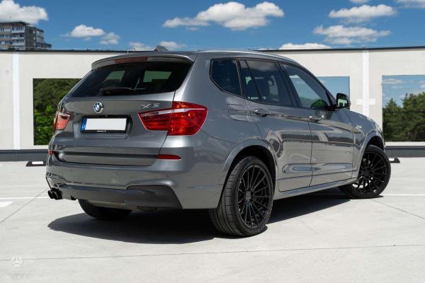 Grey BMW X3 2016 in Vilnius, with an engine capacity of 2.98 L and mileage of 167 thousand km for 13000 €, photo 8 on AUTOMOTO.COM.LV