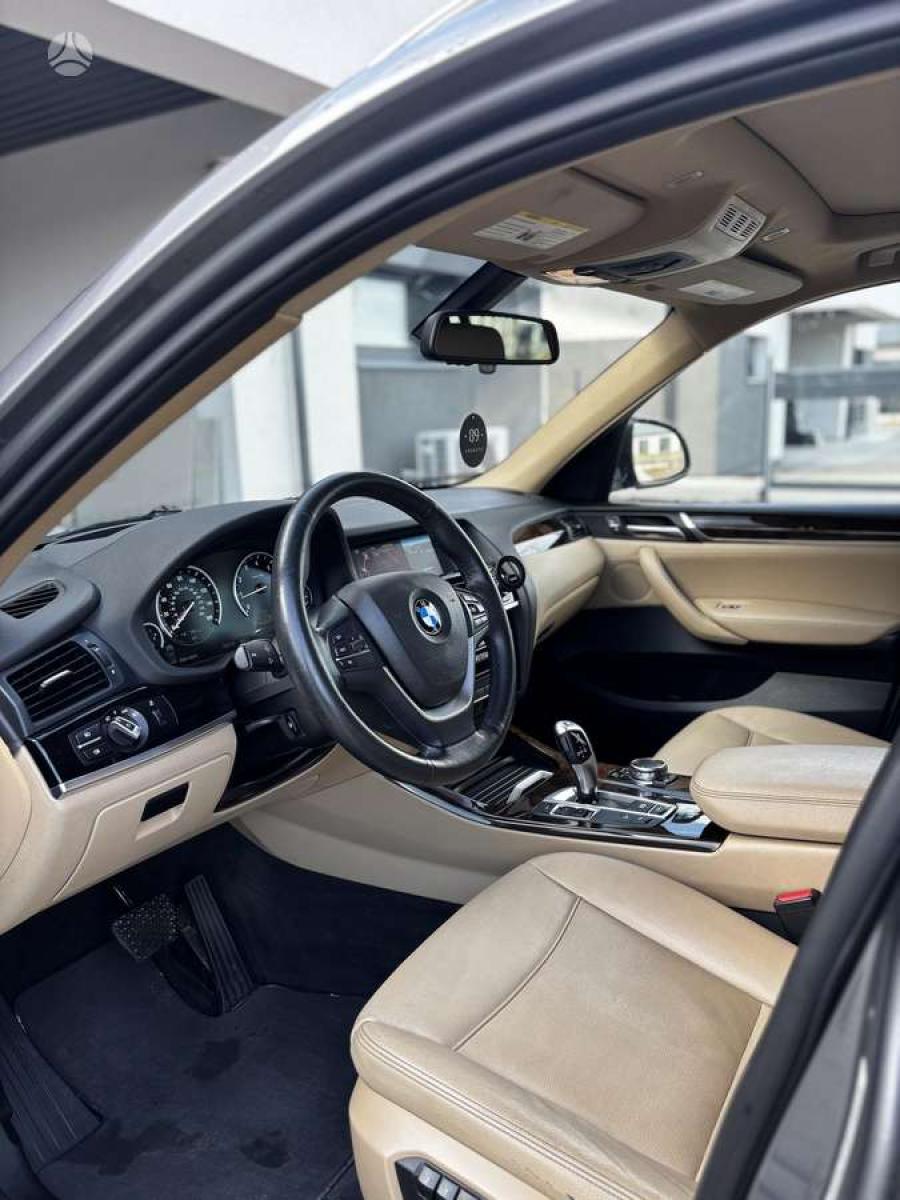 Pelēks BMW X3 2016 Kauņa, ar dzinēja tilpumu 2.00 L un nobraukumu 143 tūkst. km par 13990 €, foto 8 vietnē AUTOMOTO.COM.LV
