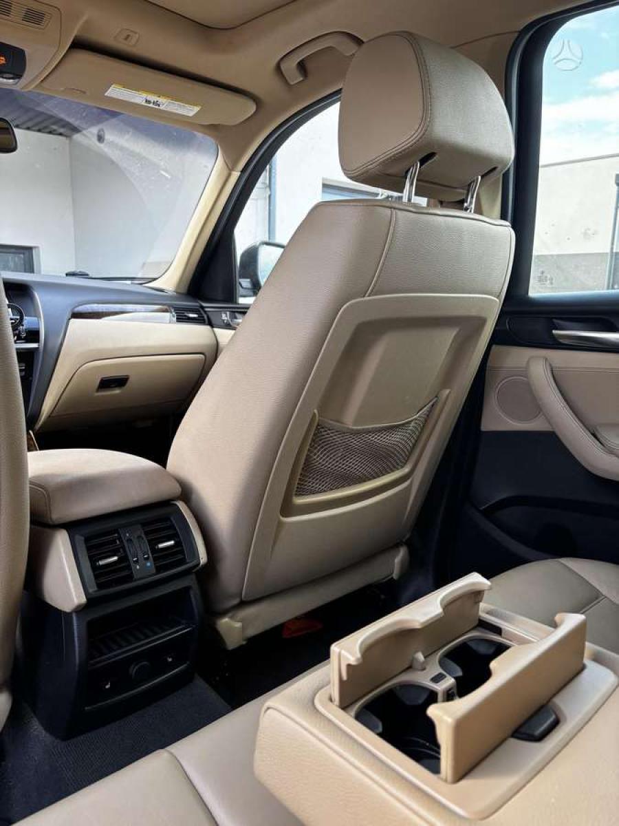Pelēks BMW X3 2016 Kauņa, ar dzinēja tilpumu 2.00 L un nobraukumu 143 tūkst. km par 13990 €, foto 13 vietnē AUTOMOTO.COM.LV