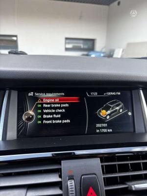 Pelēks BMW X3 2016 Kauņa, ar dzinēja tilpumu 2.00 L un nobraukumu 143 tūkst. km par 13990 €, foto 16 vietnē AUTOMOTO.COM.LV