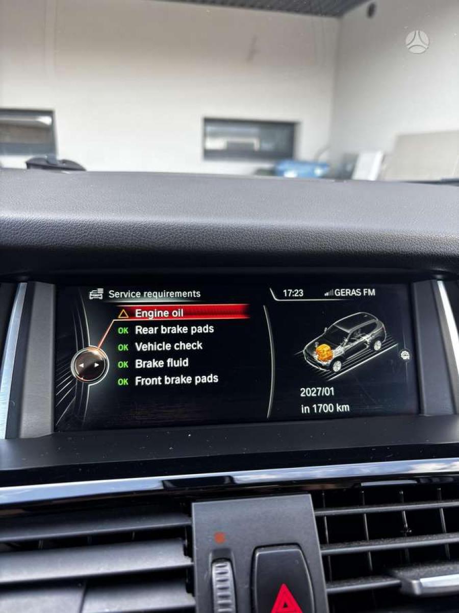 Pelēks BMW X3 2016 Kauņa, ar dzinēja tilpumu 2.00 L un nobraukumu 143 tūkst. km par 13990 €, foto 16 vietnē AUTOMOTO.COM.LV