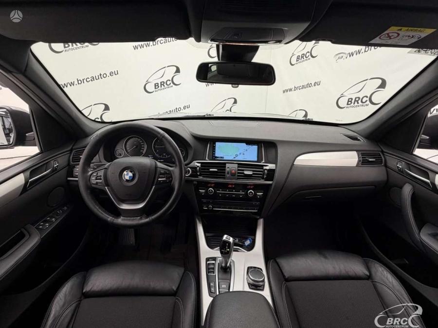 Pelēks BMW X3 2017 Viļņa, ar dzinēja tilpumu 2.00 L un nobraukumu 267 tūkst. km par 19500 €, foto 4 vietnē AUTOMOTO.COM.LV
