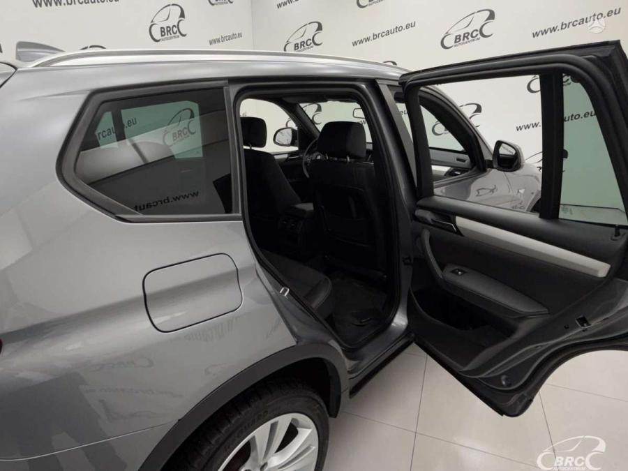 Pelēks BMW X3 2017 Viļņa, ar dzinēja tilpumu 2.00 L un nobraukumu 267 tūkst. km par 19500 €, foto 13 vietnē AUTOMOTO.COM.LV