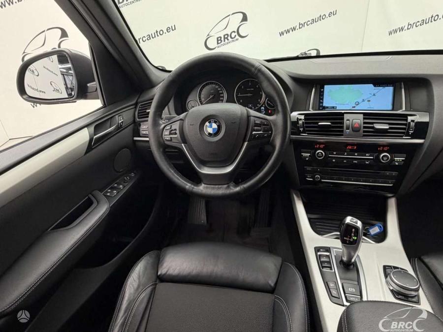 Pelēks BMW X3 2017 Viļņa, ar dzinēja tilpumu 2.00 L un nobraukumu 267 tūkst. km par 19500 €, foto 14 vietnē AUTOMOTO.COM.LV