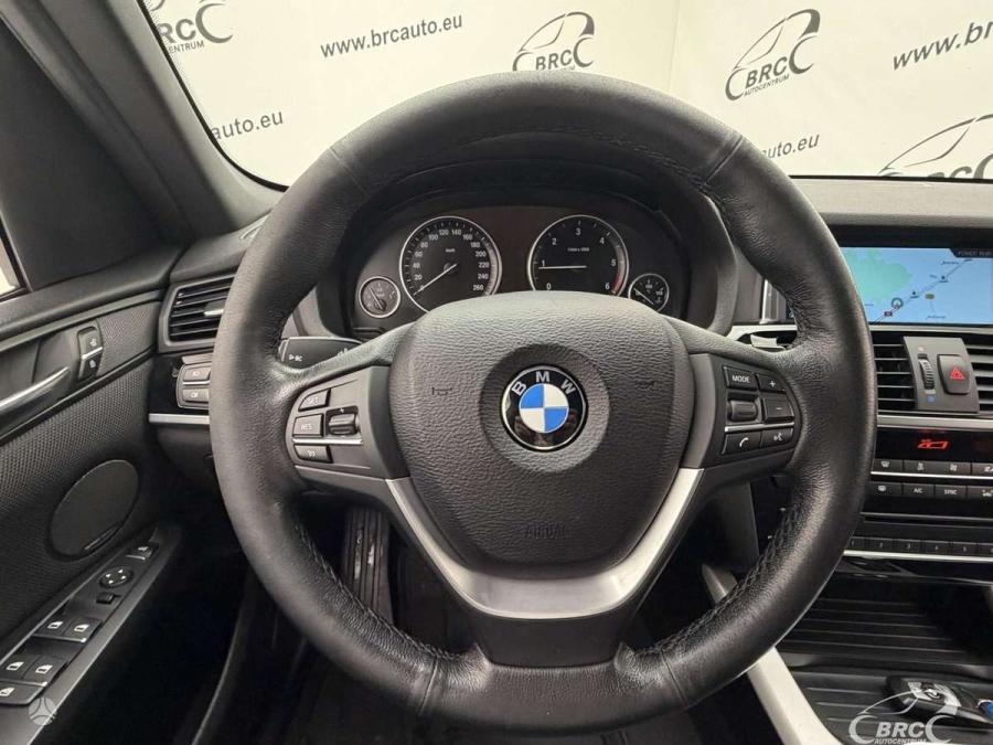 Pelēks BMW X3 2017 Viļņa, ar dzinēja tilpumu 2.00 L un nobraukumu 267 tūkst. km par 19500 €, foto 30 vietnē AUTOMOTO.COM.LV