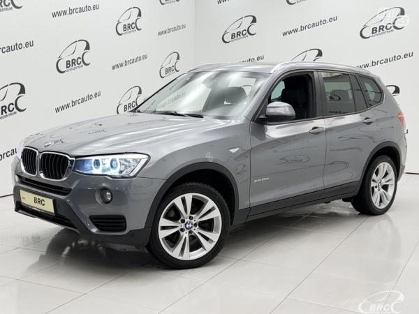 Grey BMW X3 2017 in Avizieniai, with an engine capacity of 2.00 L and mileage of 267 thousand km for 19500 €, photo 1 on AUTOMOTO.COM.LV