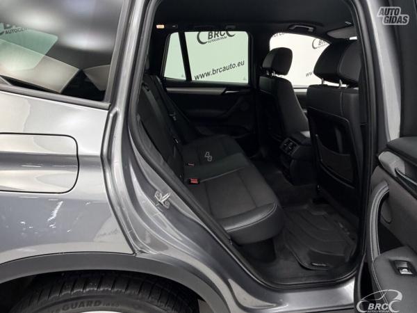 Grey BMW X3 2017 in Avizieniai, with an engine capacity of 2.00 L and mileage of 267 thousand km for 19500 €, photo 9 on AUTOMOTO.COM.LV