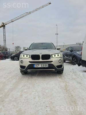 Grey BMW X3 2017 in Riga, with an engine capacity of 2.00 L and mileage of 93 thousand km for 17500 €, photo  on AUTOMOTO.COM.LV
