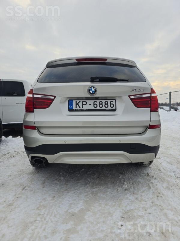 Pelēks BMW X3 2017 Rīga, ar dzinēja tilpumu 2.00 L un nobraukumu 93 tūkst. km par 17500 €, foto 2 vietnē AUTOMOTO.COM.LV