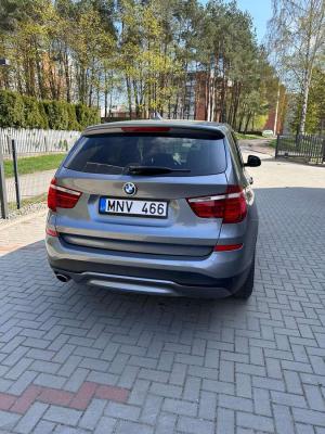 Grey BMW X3 2017 in Marijampole, with an engine capacity of 2.00 L and mileage of 124 thousand km for 16500 €, photo 2 on AUTOMOTO.COM.LV