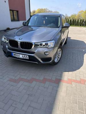 Grey BMW X3 2017 in Marijampole, with an engine capacity of 2.00 L and mileage of 124 thousand km for 16500 €, photo 4 on AUTOMOTO.COM.LV